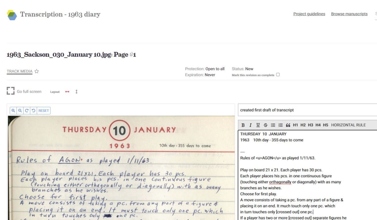 Transcription-in-progress-on-The-Sid-Sackson-Portal. – Global Toy News