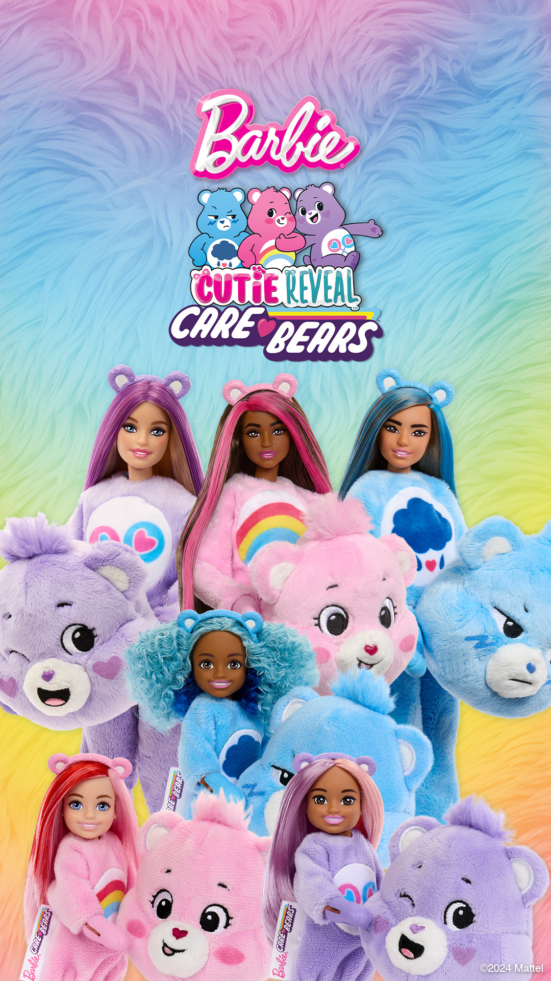Barbie™ and Care Bears™ Unveil the Cutie Reveal Care Bears Series (PR ...